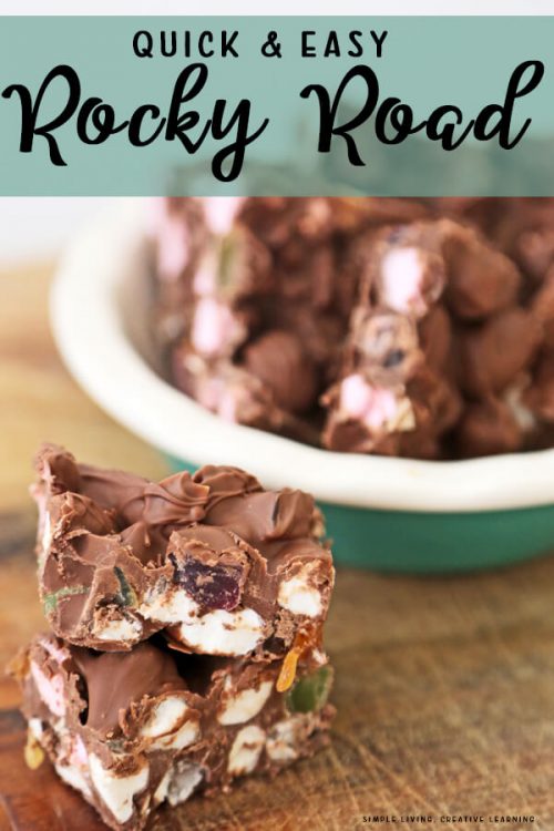 Quick & Easy Rocky Road Recipe - Simple Living. Creative Learning
