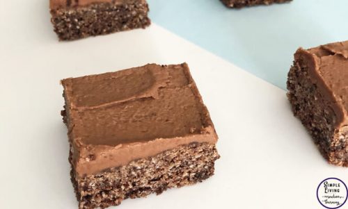 Chocolate Fudge Slice - Simple Living. Creative Learning