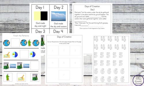{FREE} Printable Days of Creation Flashcards - Simple Living. Creative ...