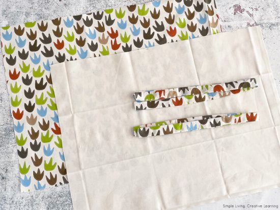Sewing Pencil Roll Case - Simple Living. Creative Learning