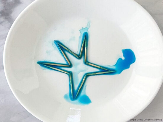 Toothpick Star Experiment - Simple Living. Creative Learning