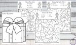 Christmas Colour By Code Worksheets - Simple Living. Creative Learning