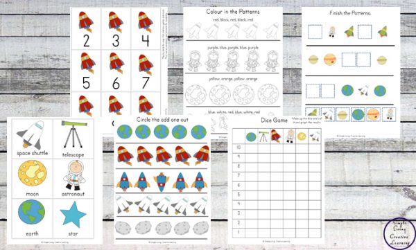 Space Activity Pack - Simple Living. Creative Learning