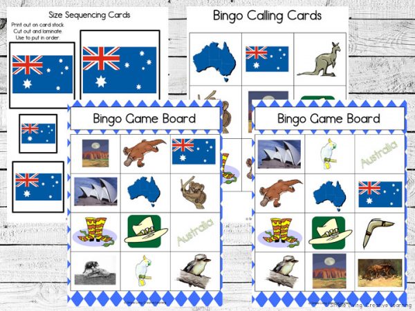 Australian Printables - Simple Living. Creative Learning