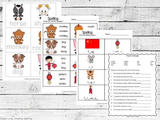Chinese New Year Printables - Simple Living. Creative Learning
