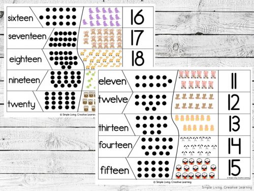 {FREE} Printable Number Puzzles - Simple Living. Creative Learning