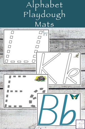 Alphabet Playdough Mats - NSW Font - Simple Living. Creative Learning