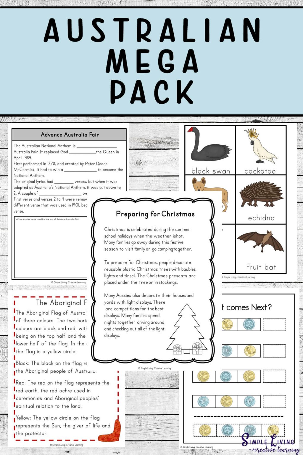 Australian Mega Pack - Simple Living. Creative Learning