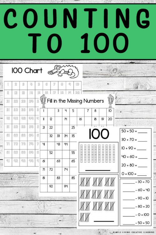 Counting to 100 Printable - Simple Living. Creative Learning