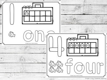 Number Mats from 1 to 10 - Simple Living. Creative Learning