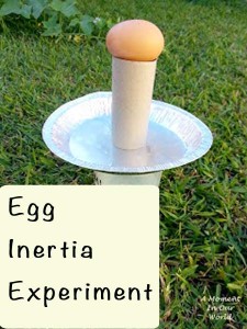Egg Inertia (Amazing Egg) Science Experiment - Simple Living. Creative ...