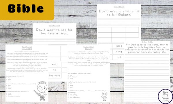 {FREE} Printable David and Goliath Tots to Prep Pack - Simple Living ...