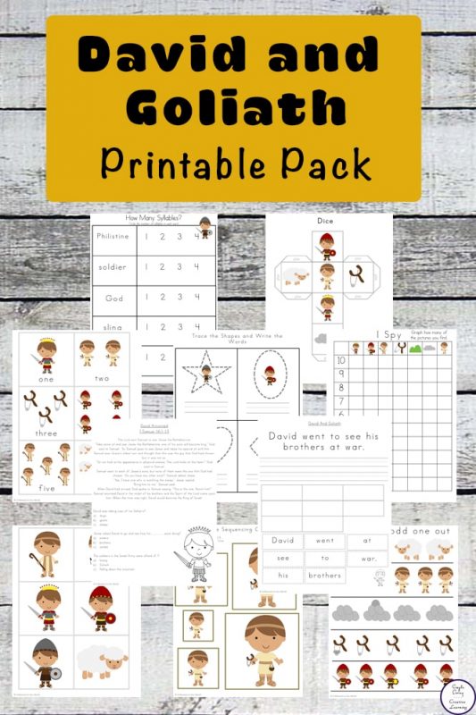 {FREE} Printable David and Goliath Tots to Prep Pack - Simple Living ...