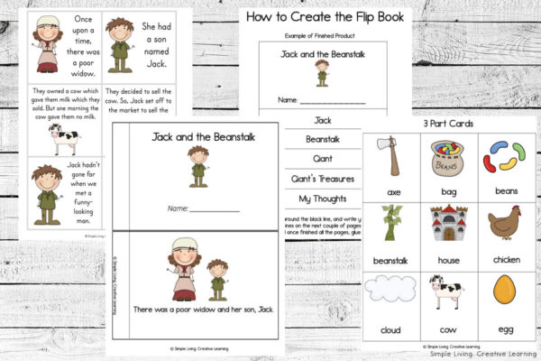 Jack and the Beanstalk Printable Pack - Simple Living. Creative Learning