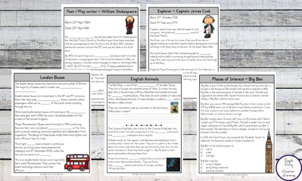 England Country Study with Activities - Simple Living. Creative Learning