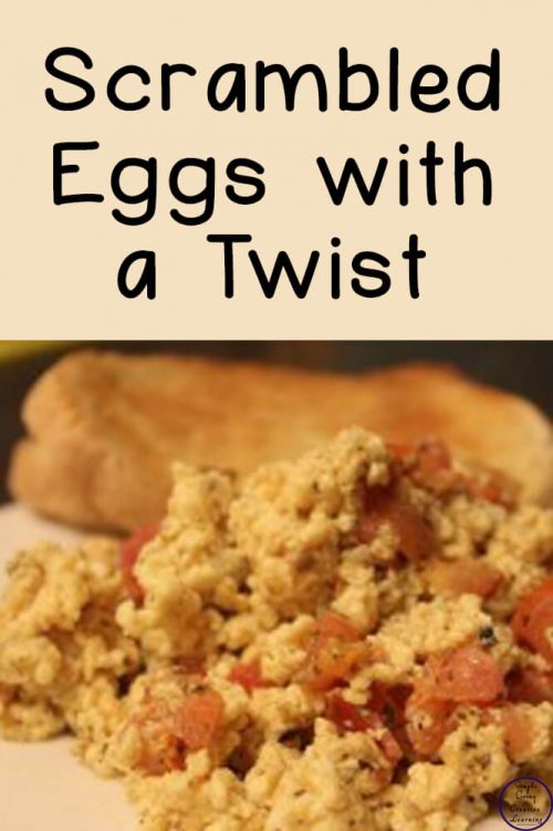Scrambled Eggs with Basil, Garlic and Tomato - Simple Living. Creative ...