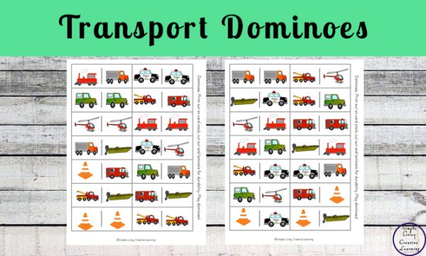 Transport Travelling Pack - Simple Living. Creative Learning