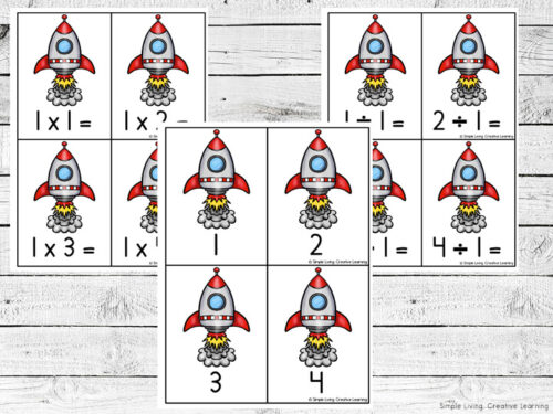 Math Cards for Learning - Simple Living. Creative Learning
