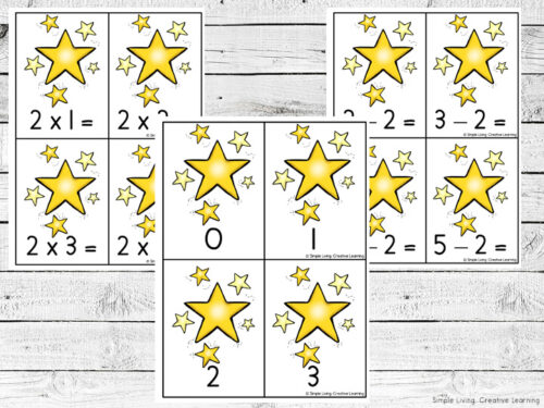 Math Cards for Learning - Simple Living. Creative Learning