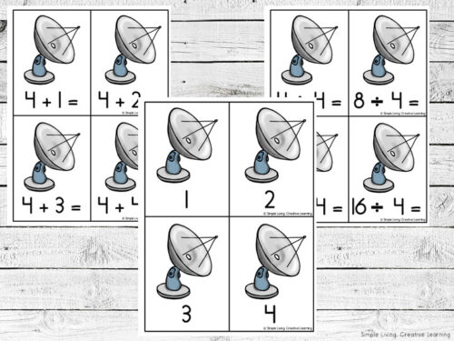 Math Cards for Learning - Simple Living. Creative Learning