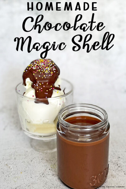 Homemade Ice Magic Shell - Simple Living. Creative Learning