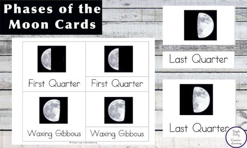 {FREE} Printable - Phases of the Moon - Simple Living. Creative Learning