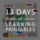 13 Days of Learning Printables: Let's go Bowling - Simple Living ...
