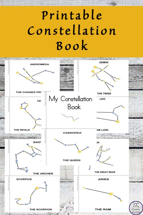 Learning about Constellations - Simple Living. Creative Learning