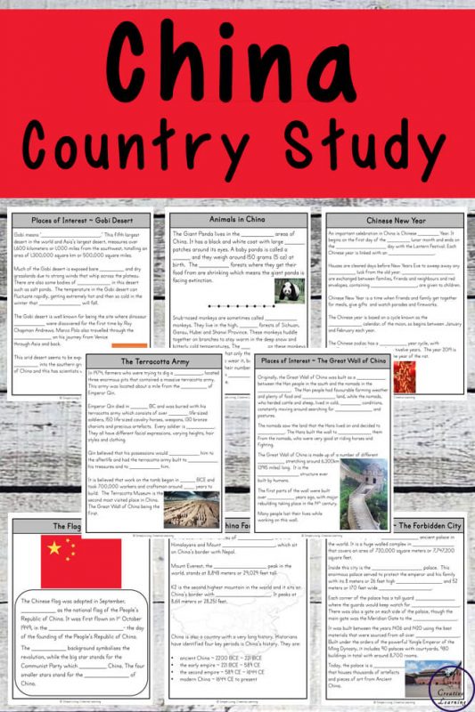 China Unit Study - Simple Living. Creative Learning