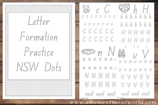 {FREE} Letter Formation Practice - Simple Living. Creative Learning