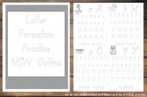 {FREE} Letter Formation Practice - Simple Living. Creative Learning