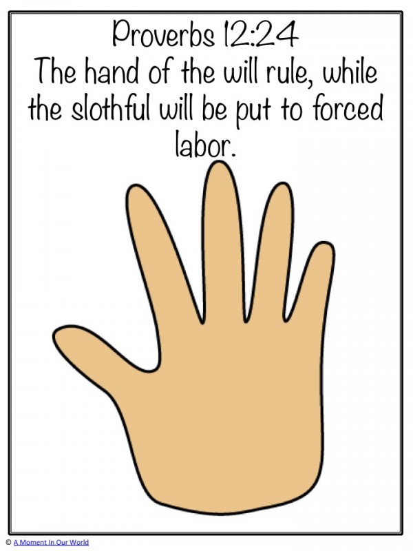 Monday Memory Verse: Proverbs 12:24 - Simple Living. Creative Learning