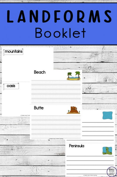 Landform Booklet - Simple Living. Creative Learning