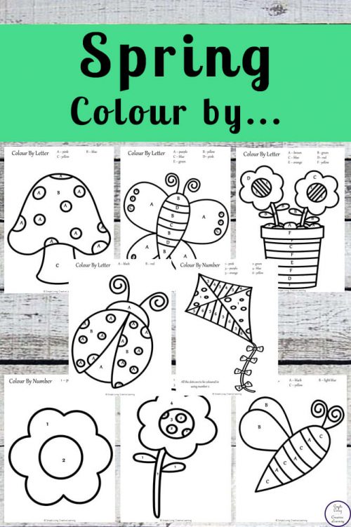 Spring Colour By... Fun - Simple Living. Creative Learning