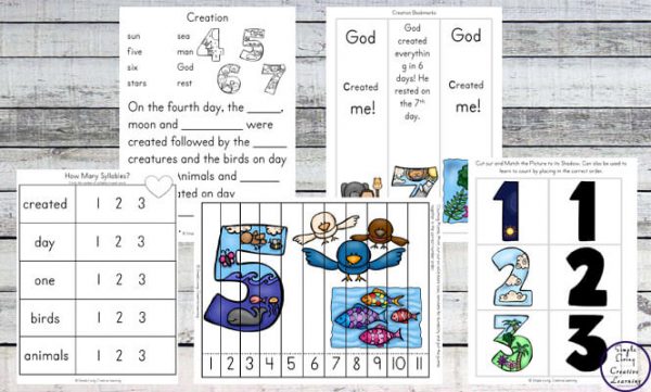 {FREE} Days of Creation Printable Pack - Simple Living. Creative Learning