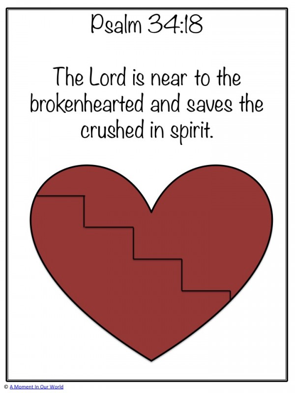 Monday Memory Verse: Psalm 34:18 - Simple Living. Creative Learning