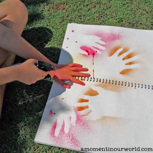 Aboriginal Hand Stencils - Simple Living. Creative Learning