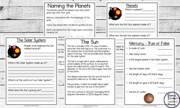 Space Unit - Simple Living. Creative Learning