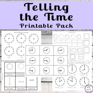 Telling the Time Pack - Simple Living. Creative Learning