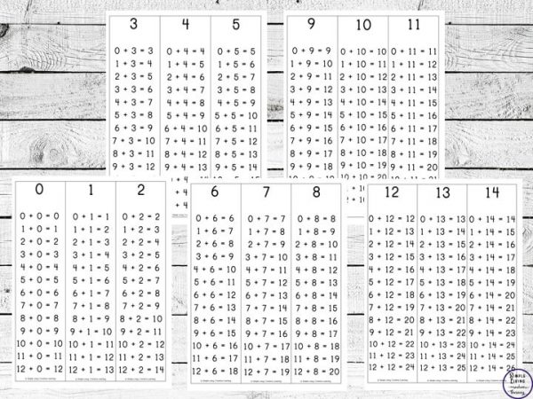 {FREE} Addition Cards - Simple Living. Creative Learning