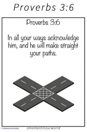 Monday Memory Verse: Proverbs 3:6 - Simple Living. Creative Learning