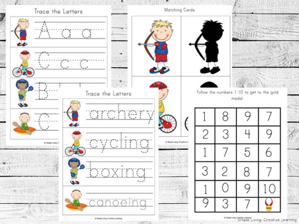 Summer Olympics Printable Pack - Simple Living. Creative Learning