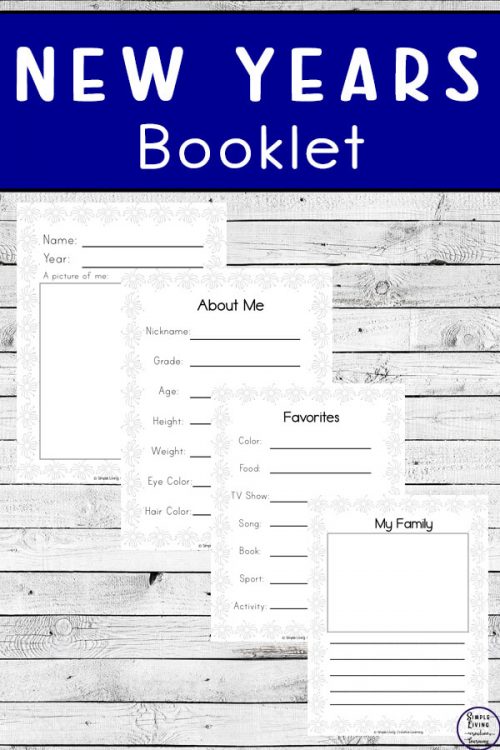 New Years Booklet - Simple Living. Creative Learning