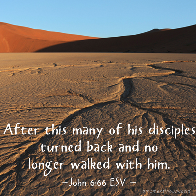 Monday Memory Verse John 6 66 Simple Living Creative Learning