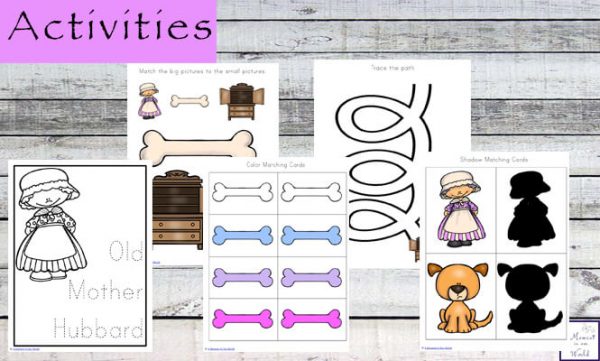 Old Mother Hubbard Printable Pack - Simple Living. Creative Learning