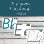 Alphabet Playdough Mats {QLD Font} - Simple Living. Creative Learning