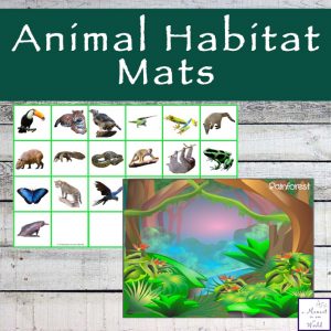 Animal Habitat Mats - Simple Living. Creative Learning