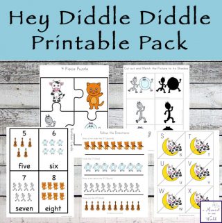 Hey Diddle Diddle Printable Pack - Simple Living. Creative Learning