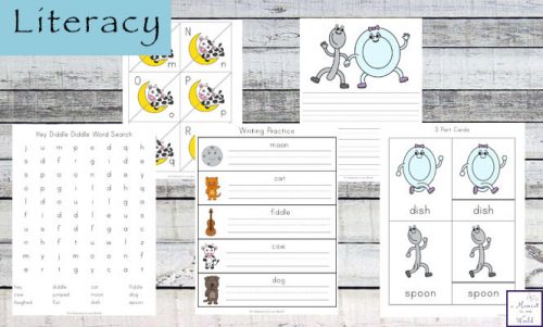 Hey Diddle Diddle Printable Pack - Simple Living. Creative Learning