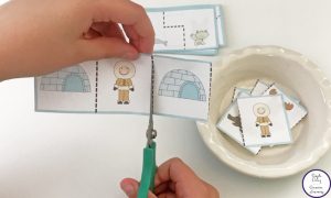 Arctic Tracing and Cutting Strips - Simple Living. Creative Learning